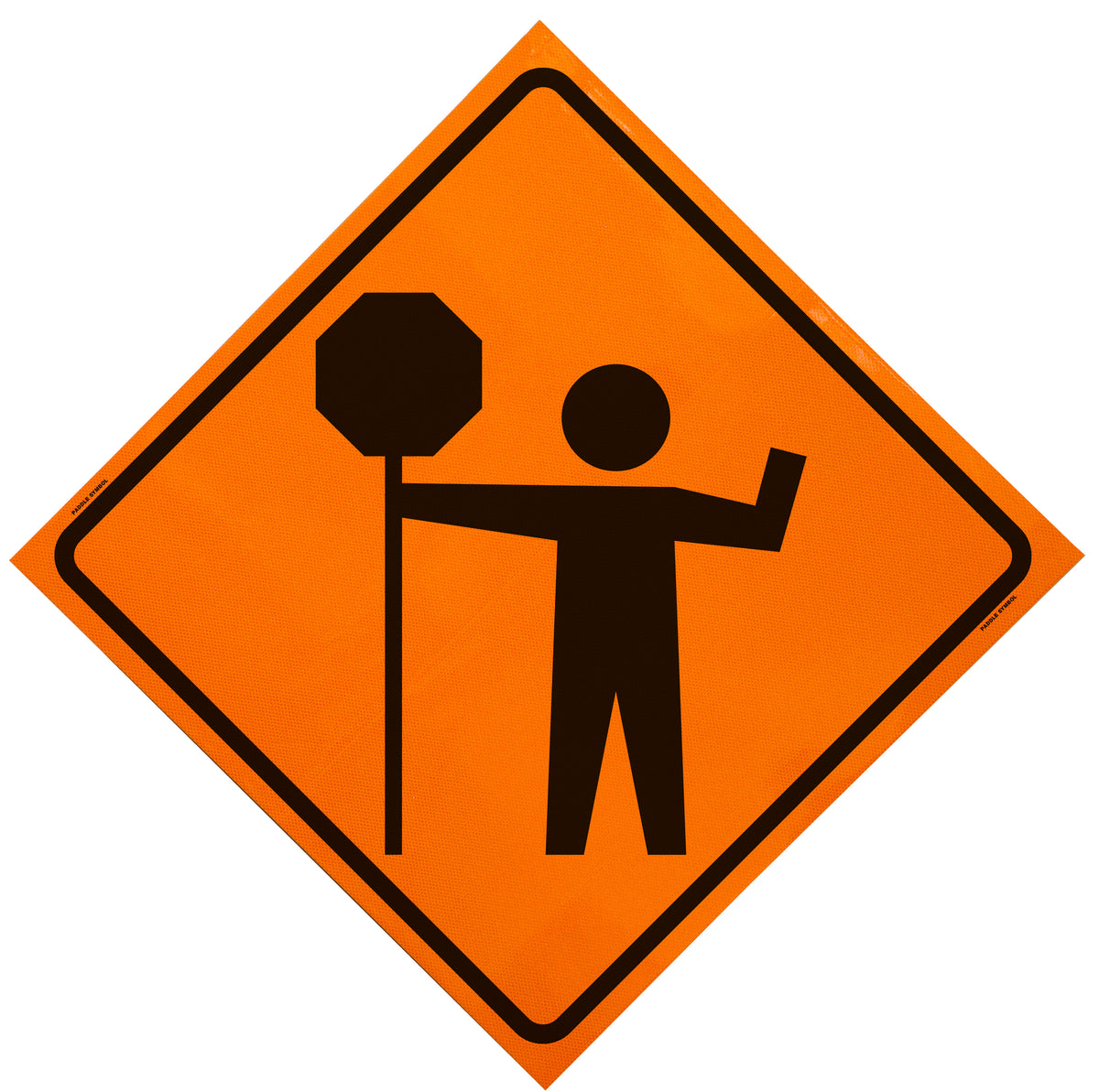 Flagger Paddle - Symbol – MDI Traffic Control Products