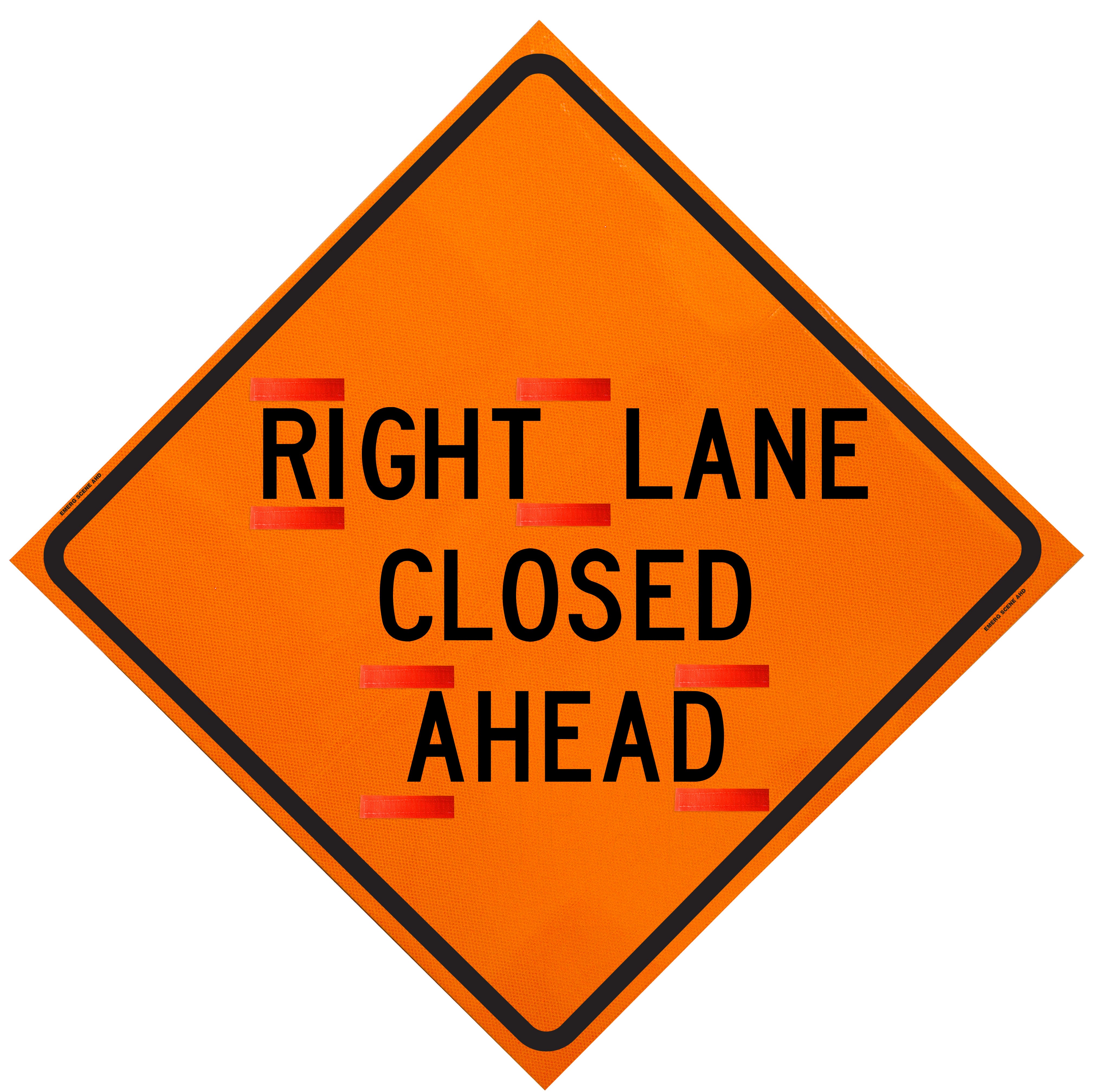 Right Lane Closed Ahead - Changeable Right and Ahead – MDI Traffic ...