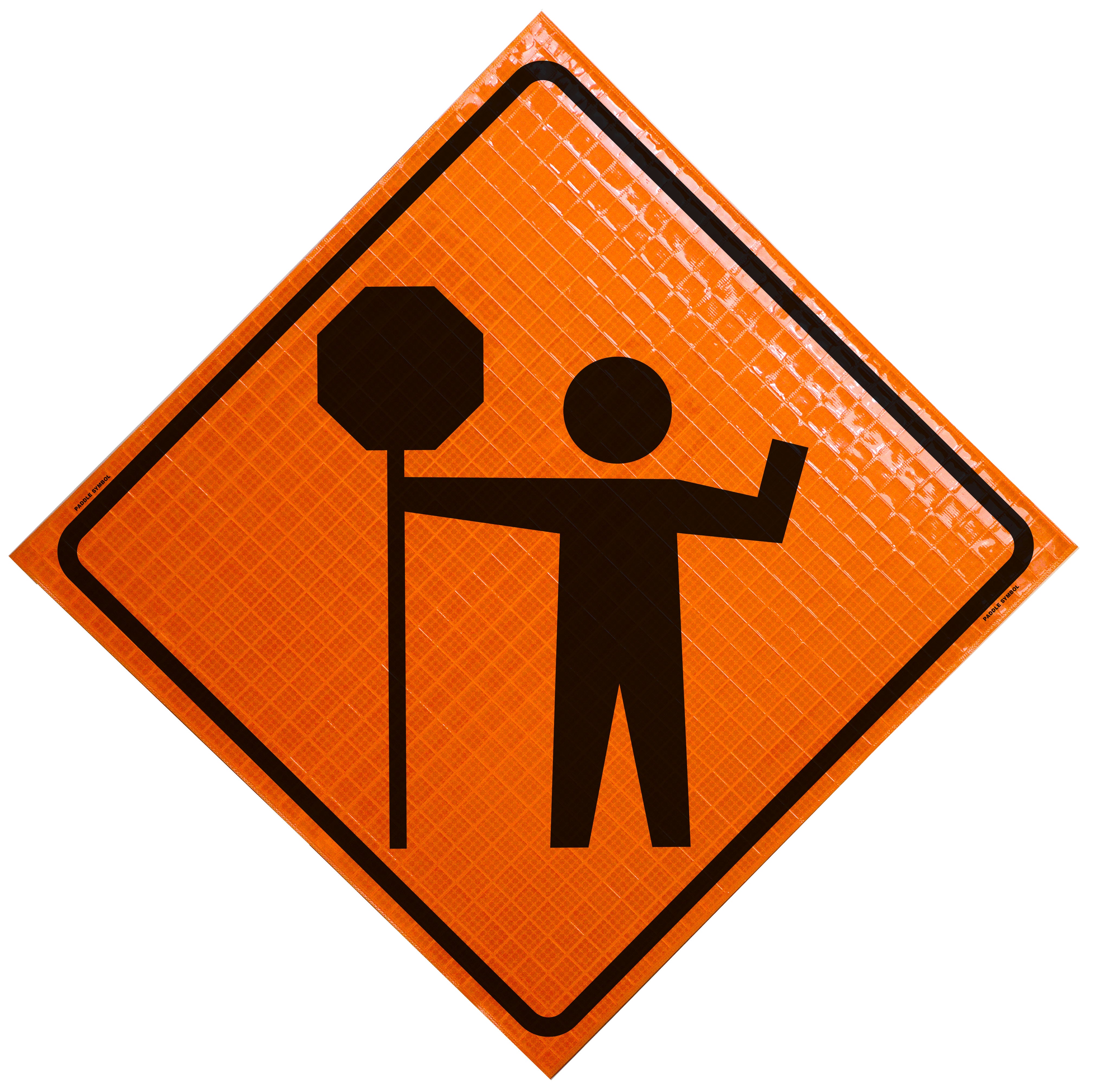 Flagger Paddle - Symbol – MDI Traffic Control Products
