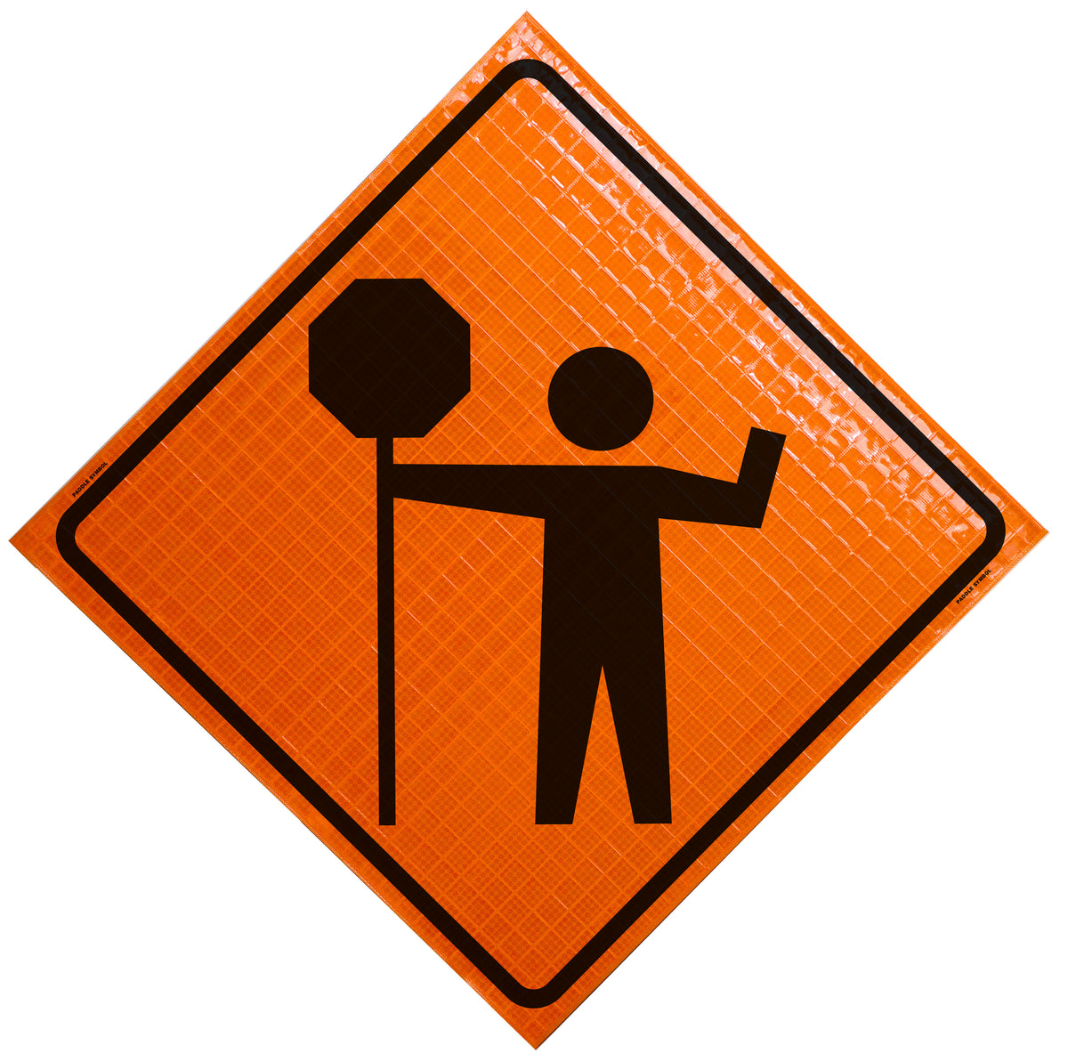 Flagger Paddle - Symbol – MDI Traffic Control Products